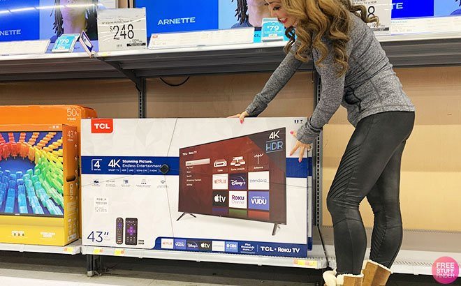 TCL 43-Inch Smart Roku TV $129 Shipped | Free Stuff Finder