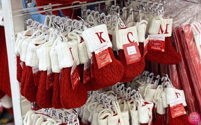 Mini Monogram Christmas Stocking $3 | Free Stuff Finder