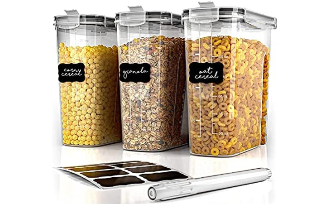 Cereal Containers Storage Set $14.99 | Free Stuff Finder