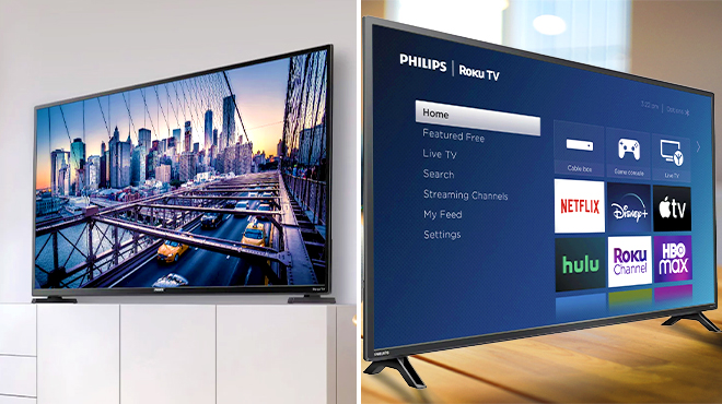 50-Inch Philips 4K Roku TV $198 Shipped | Free Stuff Finder