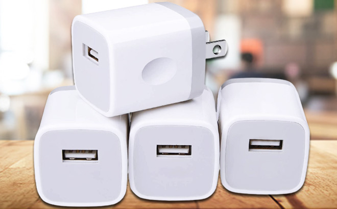 Charging Cube 4-Pack for iPhone $6.99 | Free Stuff Finder