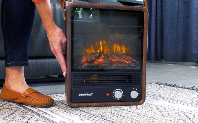 Flickering Flame Crackle Heater $59 Shipped | Free Stuff Finder
