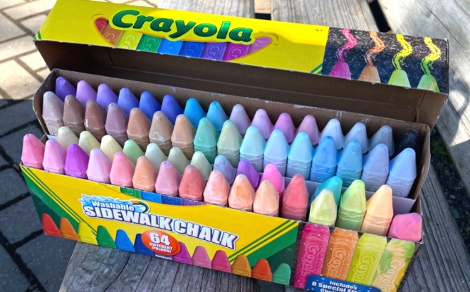 Crayola Washable Chalk 64-Count for $9.88 | Free Stuff Finder