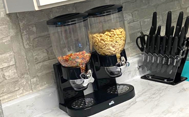 Dual Dry Food Dispenser $28 Shipped | Free Stuff Finder
