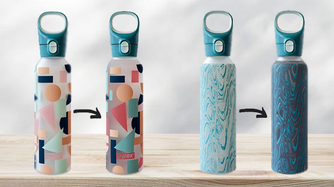 Pyrex Color Changing Water Bottle $10 | Free Stuff Finder