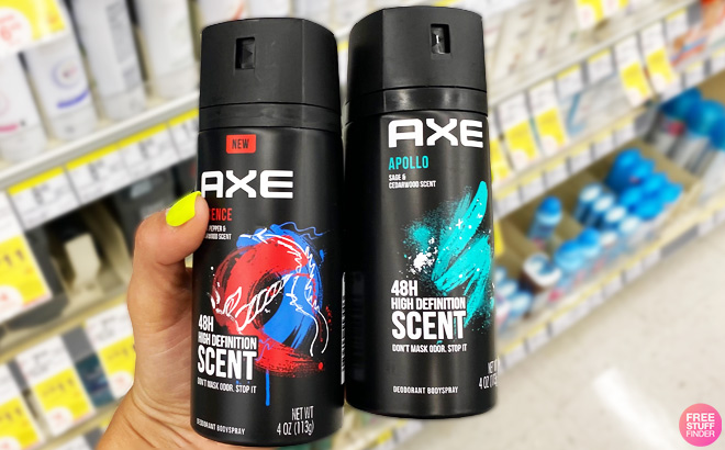 3 Axe Deodorants 67¢ Each | Free Stuff Finder
