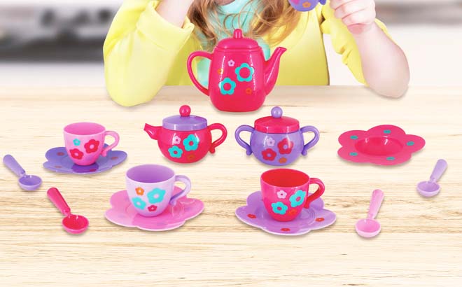 Kid Connection 18-Piece Tea Play Set $5 | Free Stuff Finder