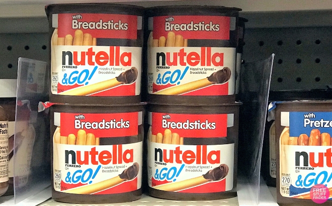 Nutella Jar & Go Snack Pack Bundle $10 | Free Stuff Finder