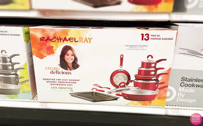 Rachael Ray 13-Piece Cookware Set $95.20 Shipped | Free Stuff Finder