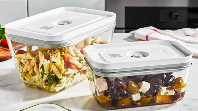 Glass Vacuum Container 3-Piece Set $40 | Free Stuff Finder