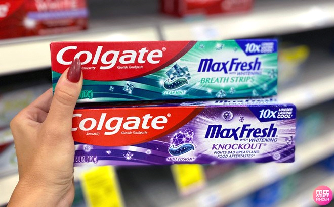 Colgate Max Fresh Toothpaste 92¢ Each | Free Stuff Finder