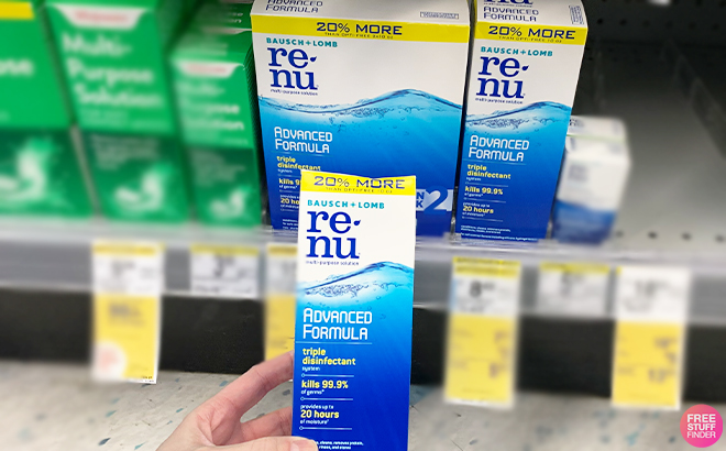 3 Renu Contact Solution $2.33 Each | Free Stuff Finder