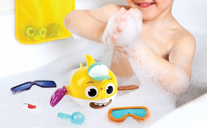 Baby Shark 10-Piece Bath Swimmer Toys $5 | Free Stuff Finder