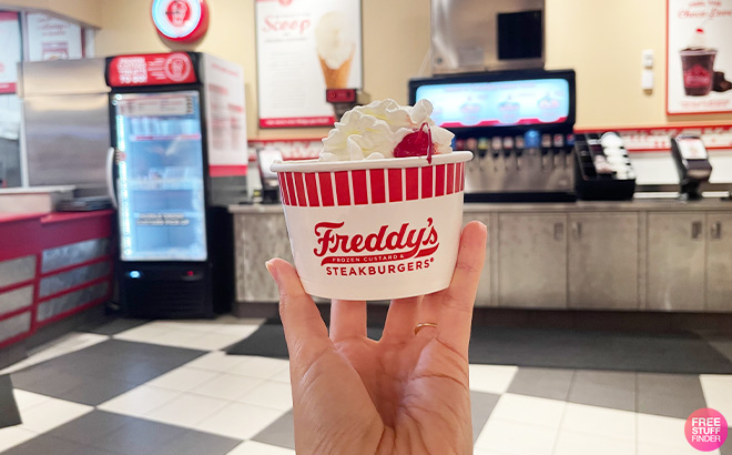 FREE Mini One-Topping Sundae at Freddy’s | Free Stuff Finder