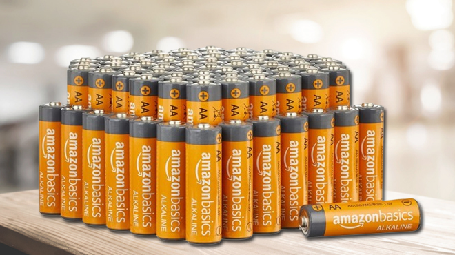 Amazon Basics 72-Pack AA Batteries $17.99 | Free Stuff Finder