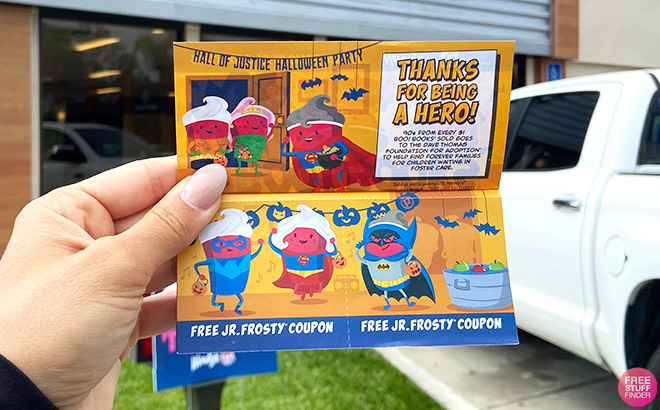 Wendy’s Halloween Coupon Books $1 with 5 FREE Jr. Frostys – Available ...