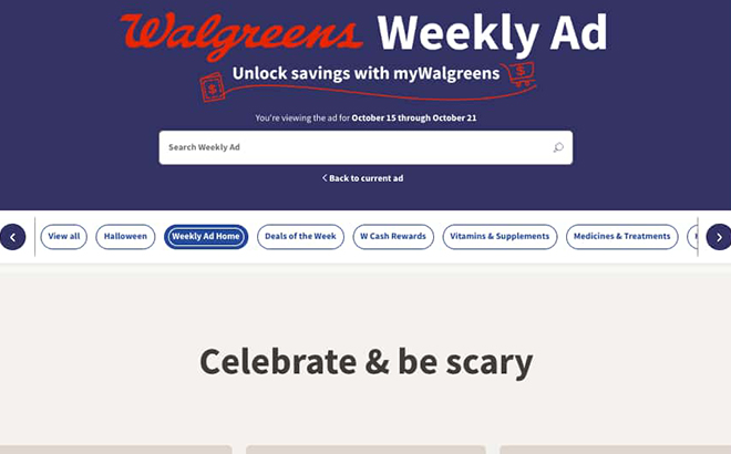 Walgreens Ad Preview (Week 10/15 – 10/21) | Free Stuff Finder