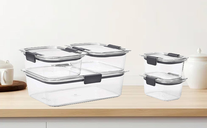 10-Piece Food Storage Containers Set $24 at Amazon | Free Stuff Finder