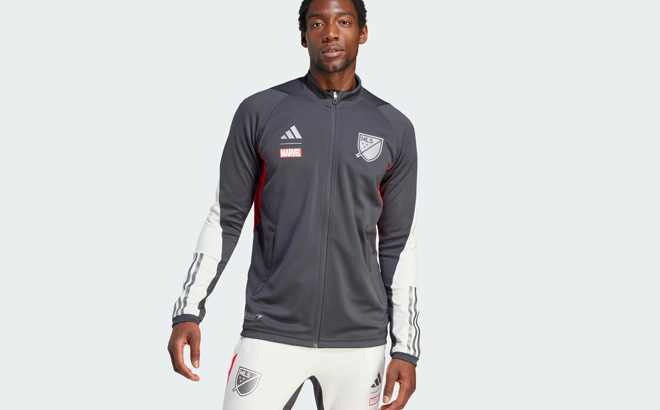 Adidas Men’s Marvel Jacket $30 Shipped | Free Stuff Finder