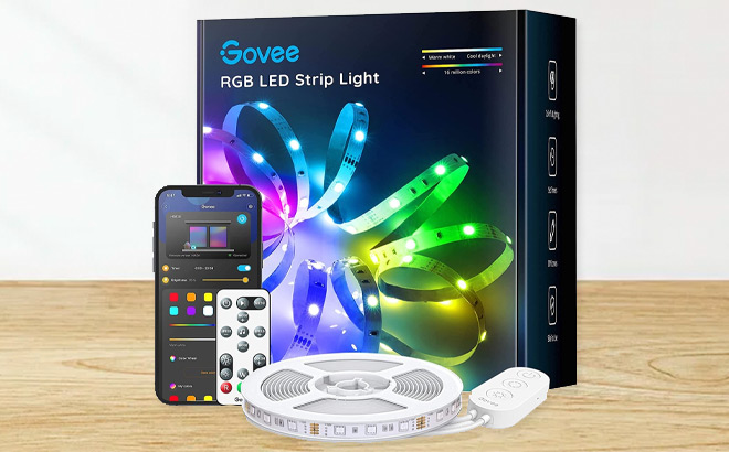 Govee 16.4-Foot LED Strip Lights $9 at Amazon | Free Stuff Finder