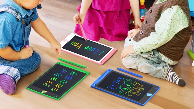 Kids LCD Writing Tablet 2-Pack for $6.99 at Amazon | Free Stuff Finder