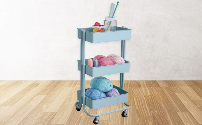 3-Tier Rolling Cart $24.99 at Michaels! | Free Stuff Finder