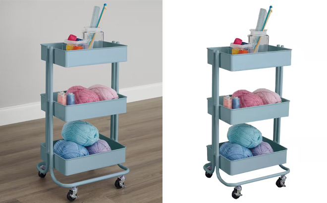 3-Tier Rolling Cart $24.99 at Michaels! | Free Stuff Finder