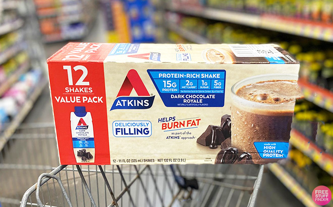 Atkins Protein Shake 12-Pack for $13 Shipped at Amazon | Free Stuff Finder
