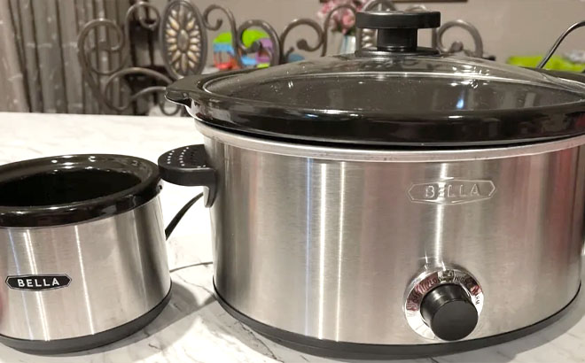 Bella 5-Quart Slow Cooker with Dipper $19 Shipped at Best Buy | Free ...
