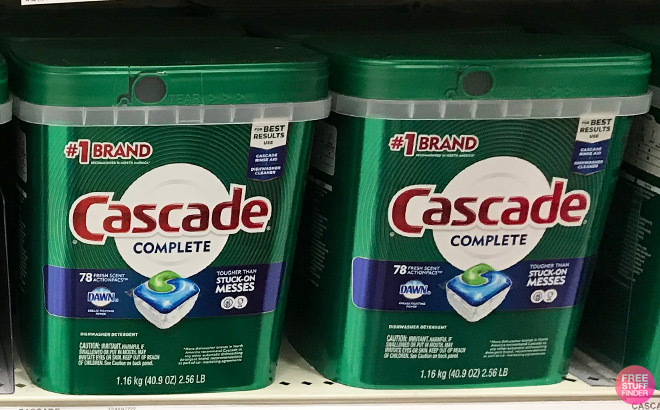 Cascade 62-Count Dishwasher Pods $13 Shipped at Amazon | Free Stuff Finder
