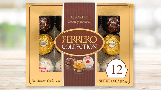 Ferrero Rocher 42-Count Gift Box $16 at Amazon (16-Count Heart Gift Box ...
