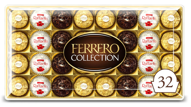 Ferrero Rocher 42-Count Gift Box $16 at Amazon (16-Count Heart Gift Box ...