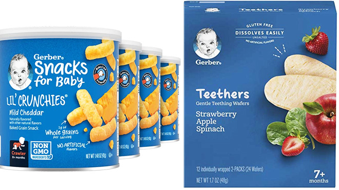 Gerber Baby Arrowroot Biscuits 4-Pack $6.83 Shipped at Amazon | Free ...