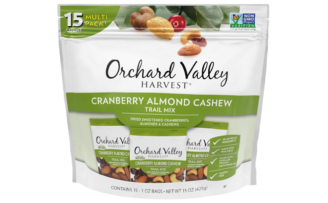Orchard Valley Harvest Trial Mix 15-Pack for $8.67 Shipped at Amazon ...