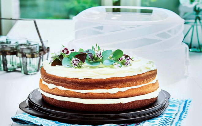 Tupperware Expandable Cake Carrier $29 | Free Stuff Finder