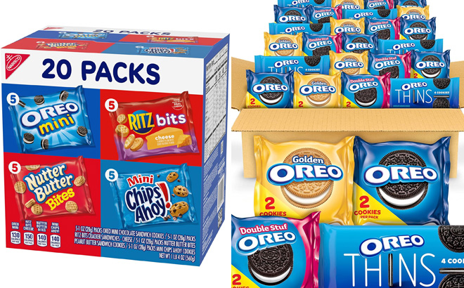 Nabisco Snacks 30-Count Variety Pack $7.79 Shipped at Amazon | Free ...