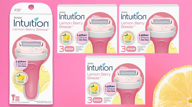 Schick Intuition Razor 3-Pack for $23.99 | Free Stuff Finder