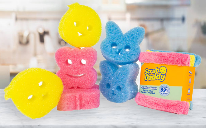 Scrub Daddy 6-Piece Sponges & 3 Microfiber Towels $18 Shipped | Free ...