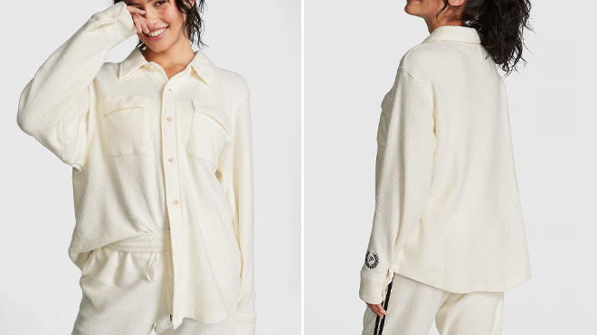 Victoria’s Secret PINK Fleece Shacket $12.99 | Free Stuff Finder