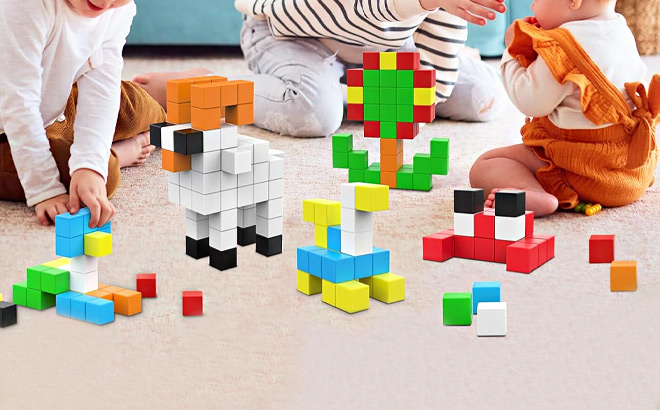 48-Piece Magnetic Blocks $11.96 | Free Stuff Finder
