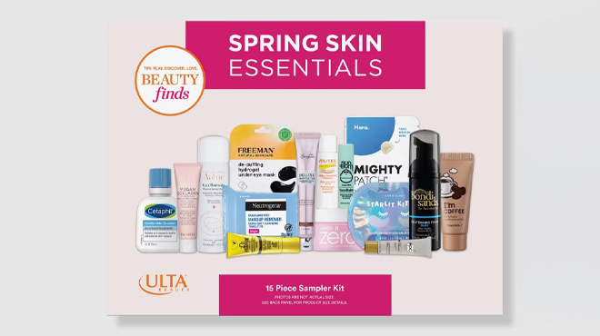 15-Piece Skin Essentials Sampler Kit $16 at ULTA | Free Stuff Finder