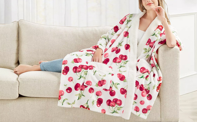 Plush Robe Throw $10 at Macy’s | Free Stuff Finder