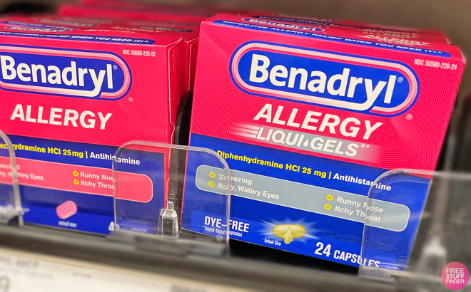 Benadryl Allergy Capsules 24-Count for $4.55 Shipped at Amazon | Free ...