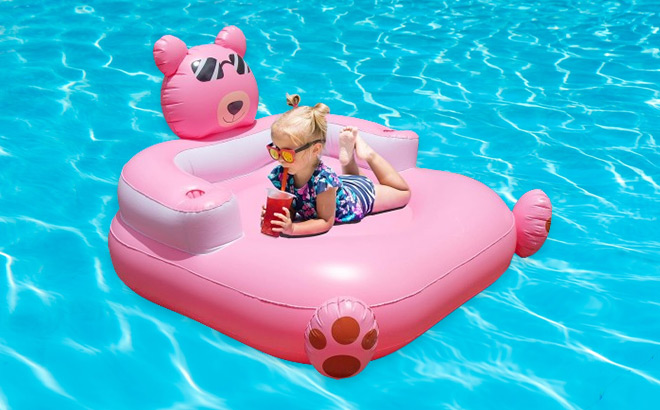 Pink Bear Pool Float $17.99 Shipped at Amazon | Free Stuff Finder