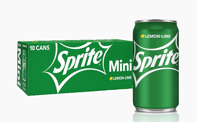 Sprite Mini Cans 10-Pack for $3.96 at Amazon | Free Stuff Finder