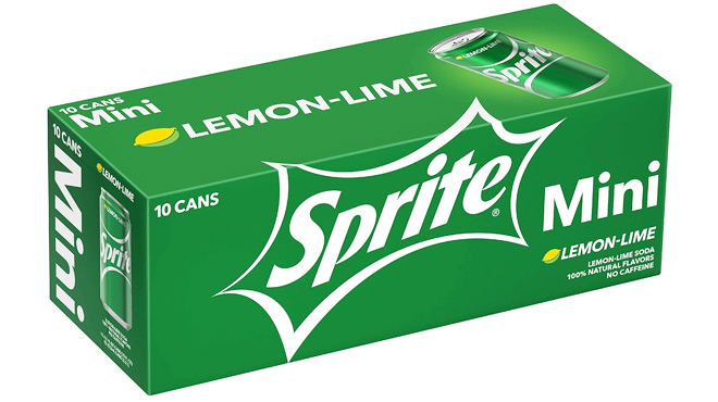 Sprite Mini Cans 10-Pack for $3.96 at Amazon | Free Stuff Finder