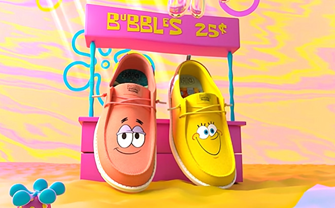 Hey Dude SpongeBob Collection Extra 30% Off! | Free Stuff Finder