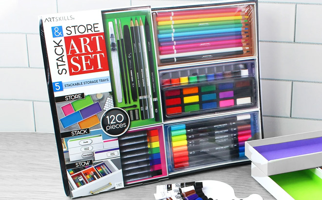 120-Piece Art Set $11 at Walmart | Free Stuff Finder