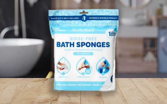 Bath Sponges 150-Pack for $24 | Free Stuff Finder