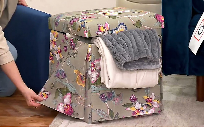 Foldable Square Storage Ottoman $29 | Free Stuff Finder